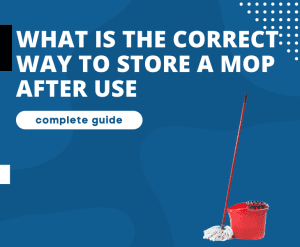 What is the Correct Way To Store A Mop After Use? - (Facts)